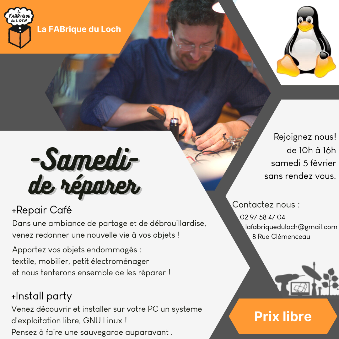 Repair café - La Fabrique du Loch
