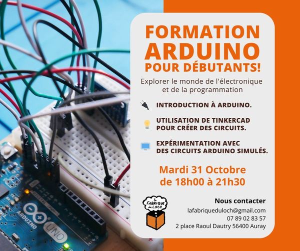 Info Info Arduino le mardi 31/10 - La Fabrique du Loch